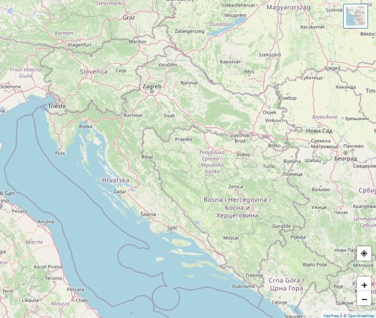 karta-hrvatske-mapa | Karta Hrvatske